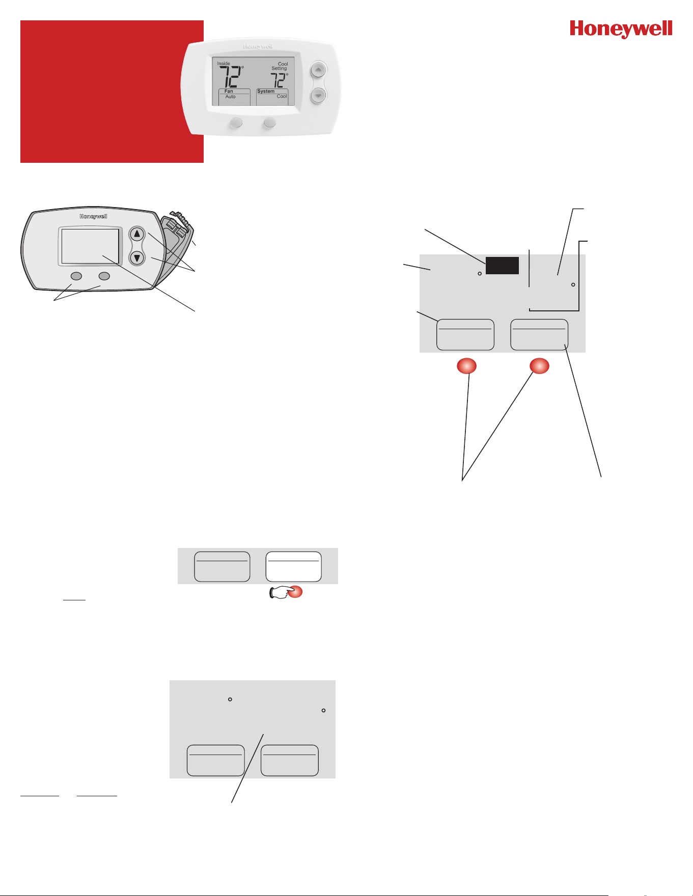 User Manual Honeywell TH5220D1029 - 4 pages | manualsFile