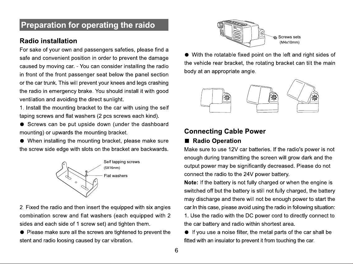 Radioddity DB25-D Mini Mobile Radio 20W User Manual