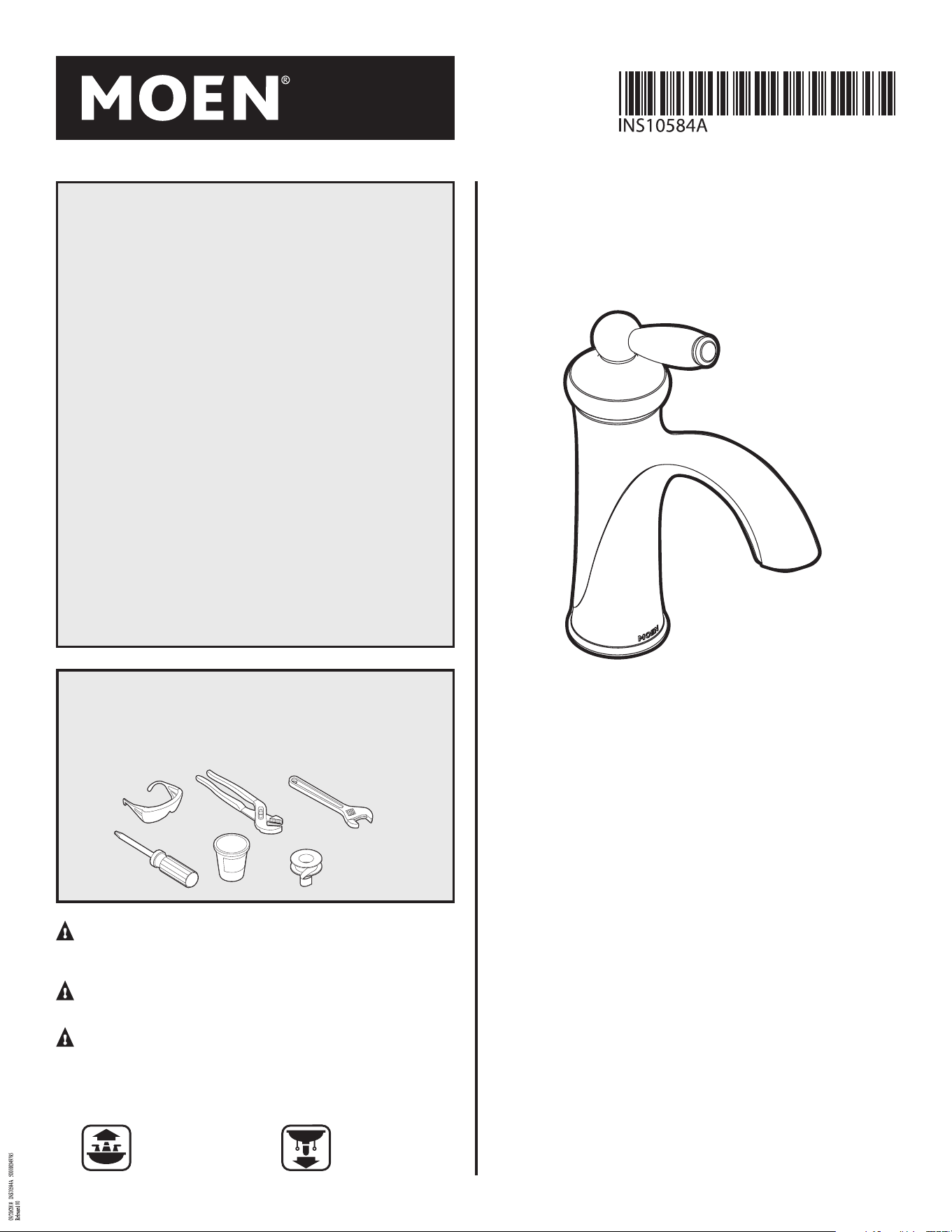 User Manual Moen 6810BN - 8 pages | manualsFile