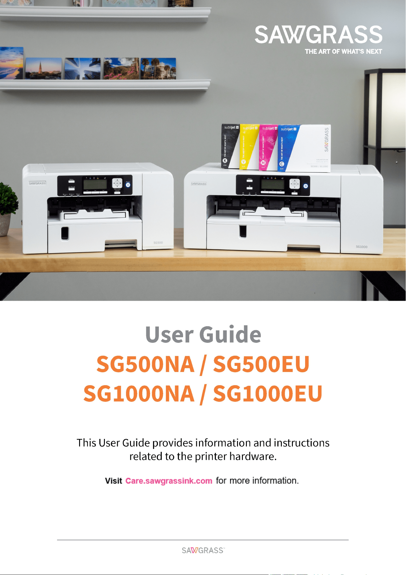 Sawgrass SG500 Printer Bundle Advanced Dye-Sublimation User Manual