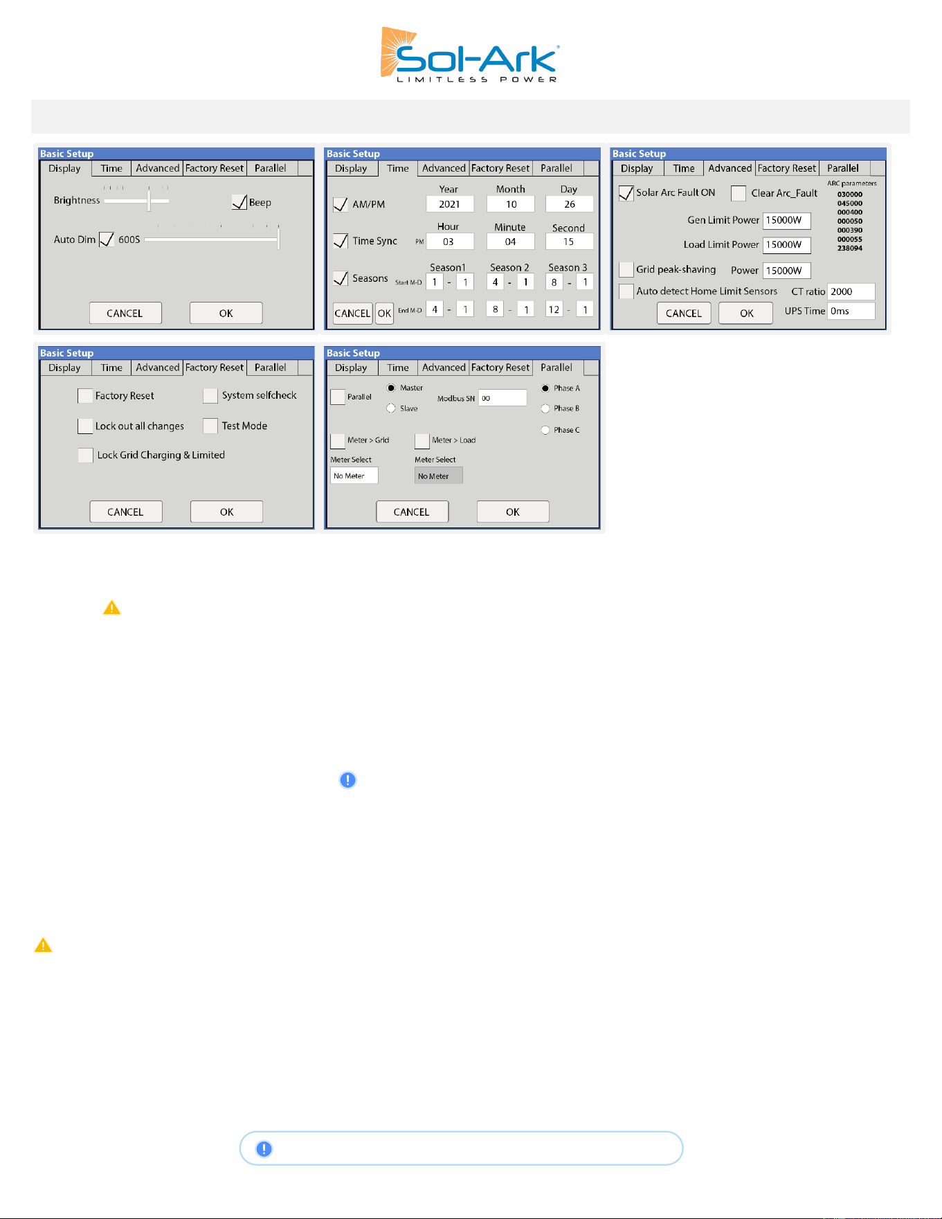 User Manual Sol-Ark LIMITLESS 15K-LV - 86 pages | manualsFile