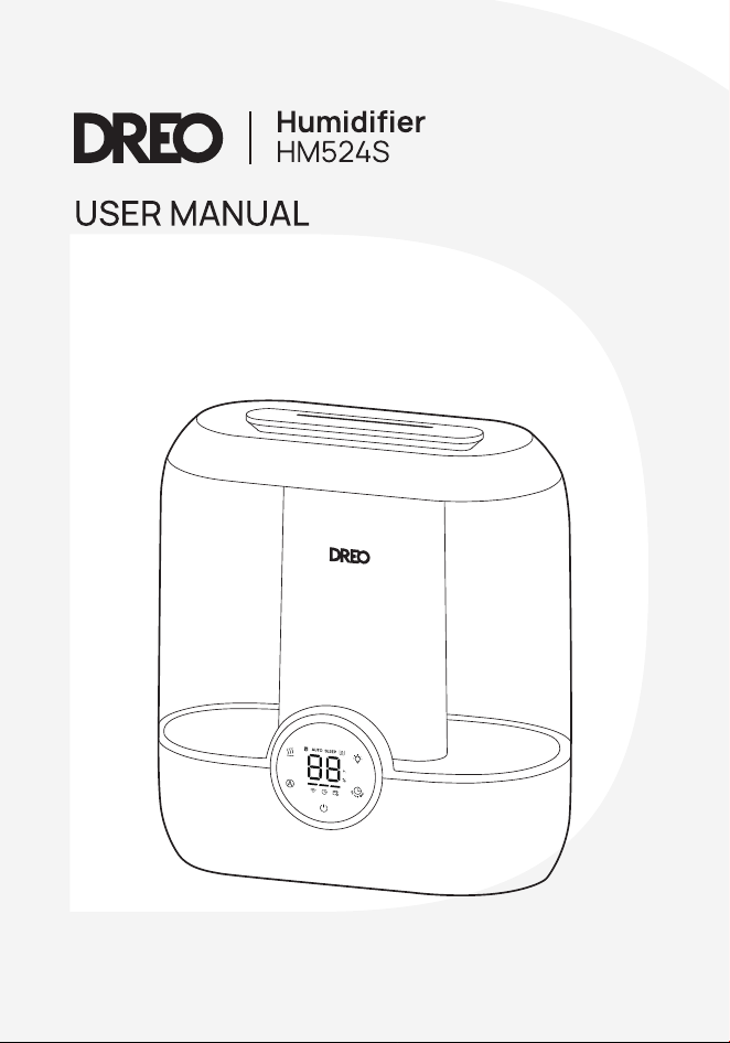 Dreo DR-HHM004S HM524S 6L Top Fill Supersized Smart User Manual