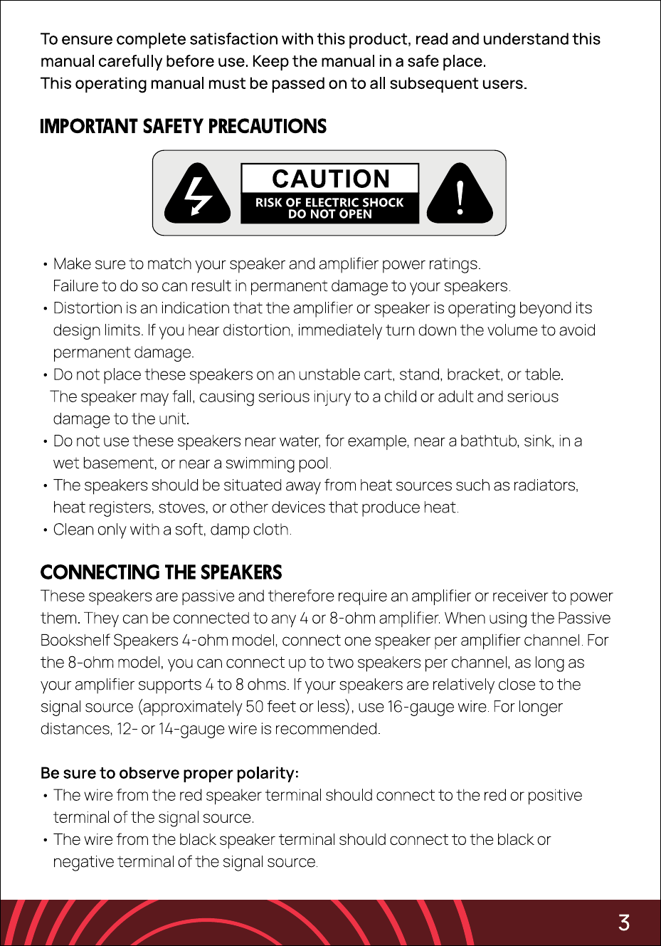 Pyle PHQBS62WH Bookshelf Speakers User Manual