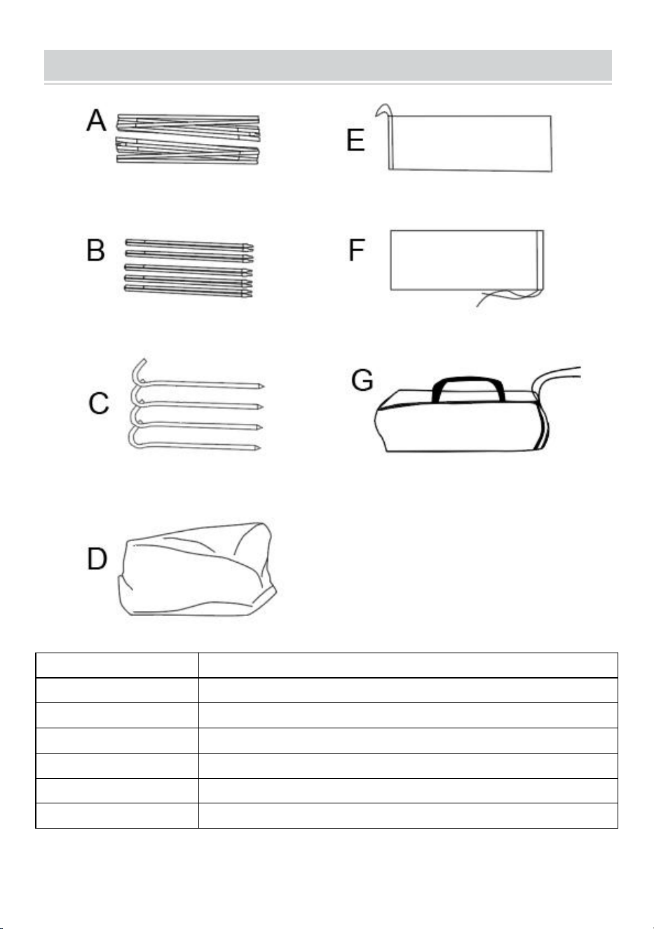 Vevor BYSKU5 Outdoor Bike Storage Tent Fan-Shaped User Manual