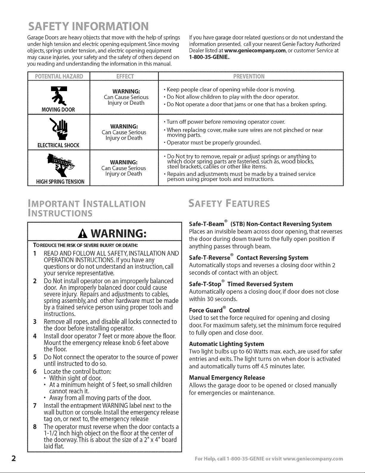 User Manual Genie ISD990 - 32 pages | manualsFile