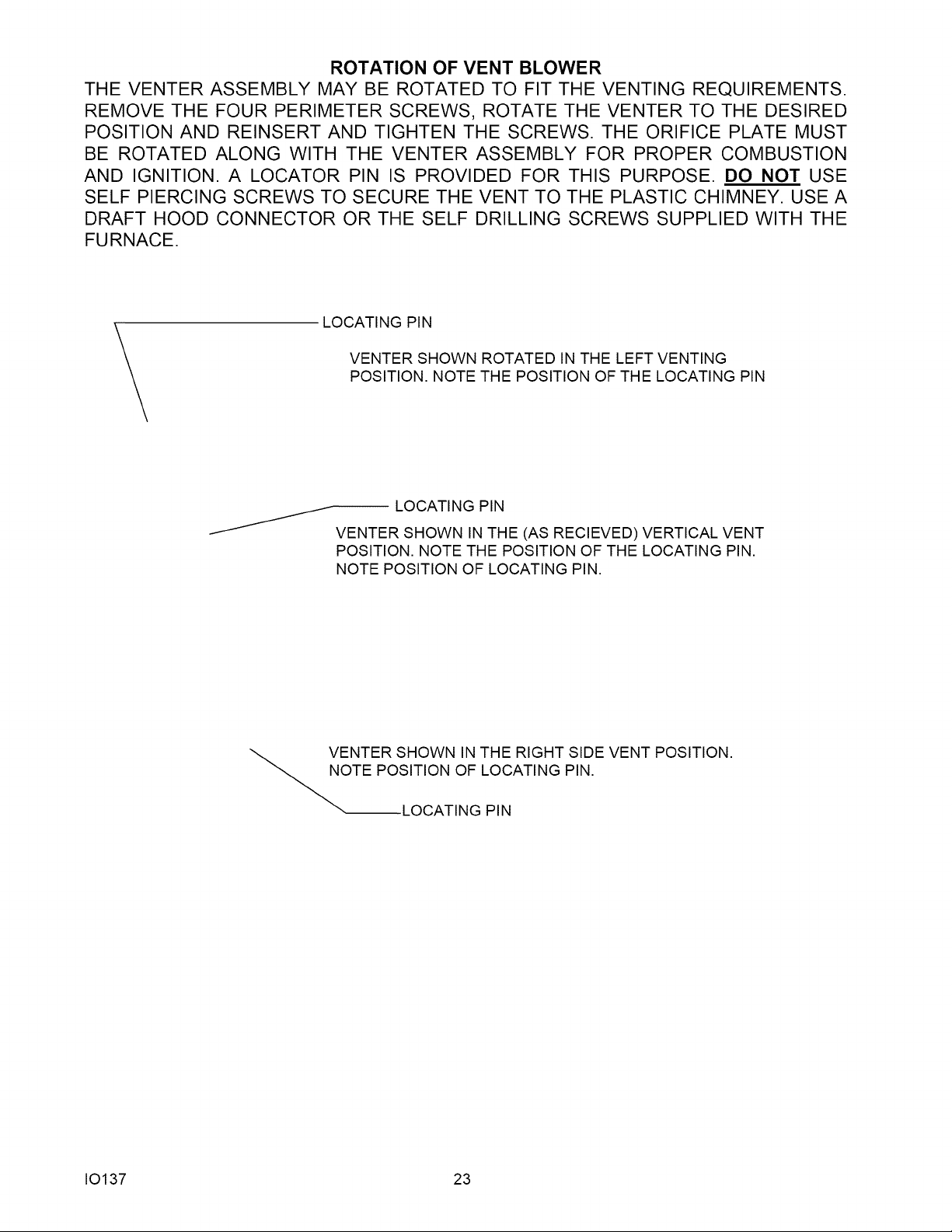 Goodman GMP075-3 Gas Furnace User Manual