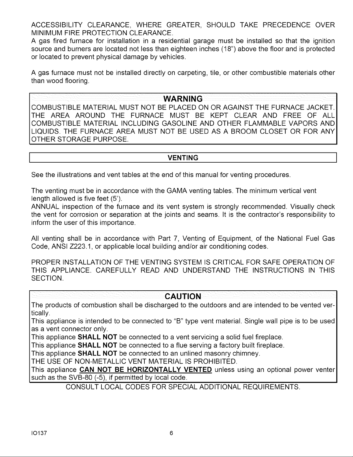 Goodman GMP075-3 Gas Furnace User Manual
