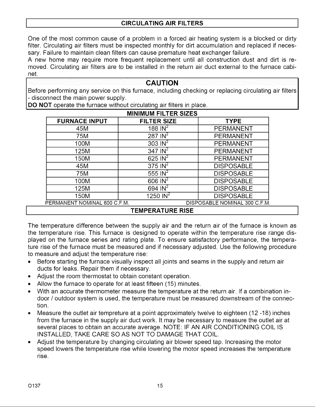 Goodman GMP075-3 Gas Furnace User Manual