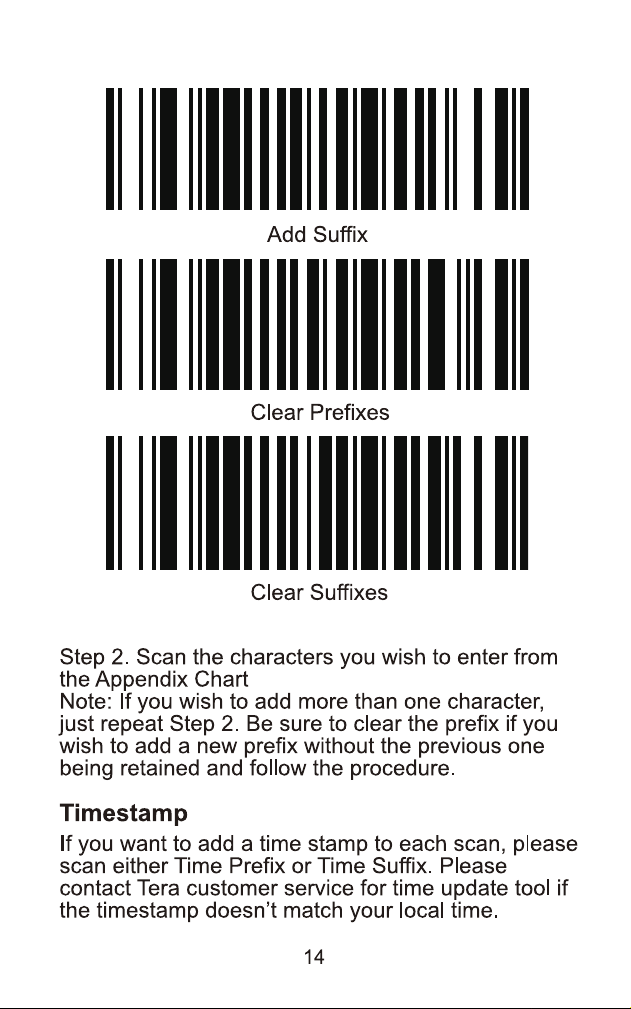 TERA-5100-US 5100 Laser 1D Wireless Barcode Scanner User Manual