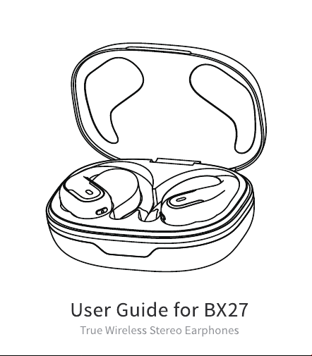 Ltinist BX27 Wireless Earbud, 75Hrs Bluetooth 5.4 User Manual