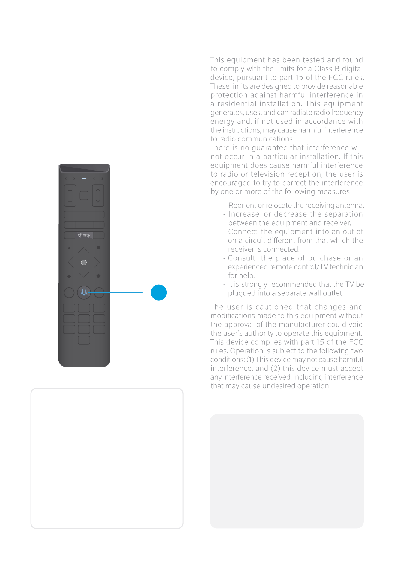 User Manual Xfinity XR15 - 8 pages | manualsFile