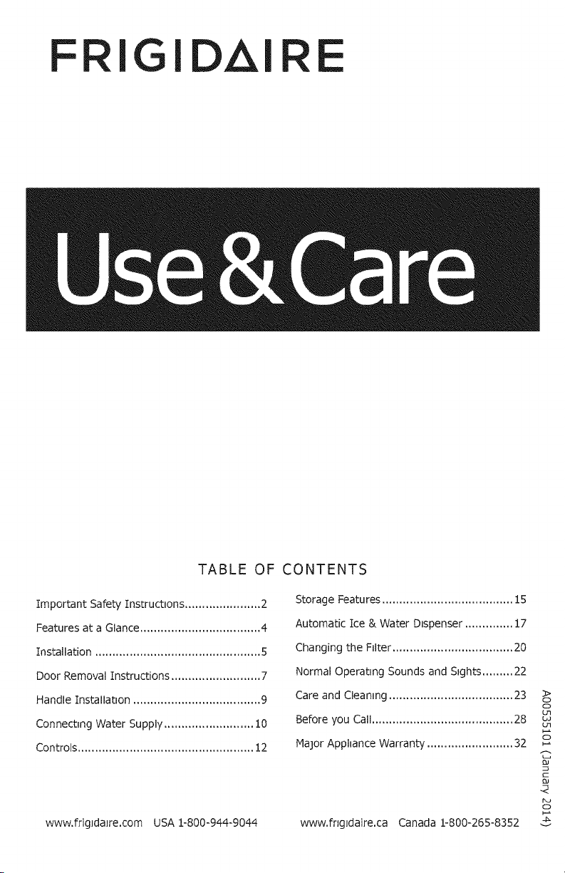 User Manual Frigidaire FGHC2331PFAA - 32 pages | manualsFile