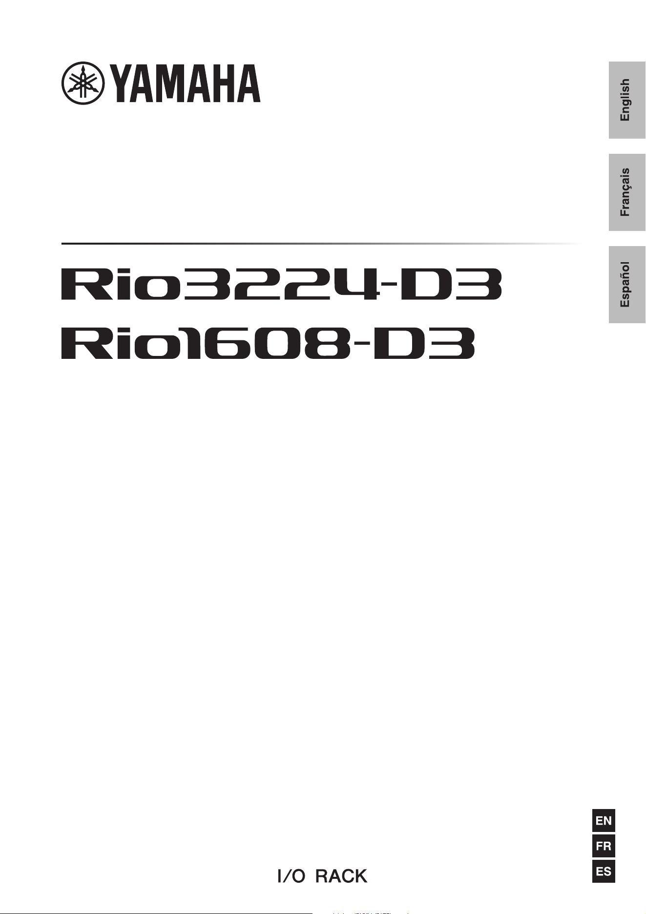 User Manual Yamaha RIO3224-D3 I/O RACK - 18 pages | manualsFile