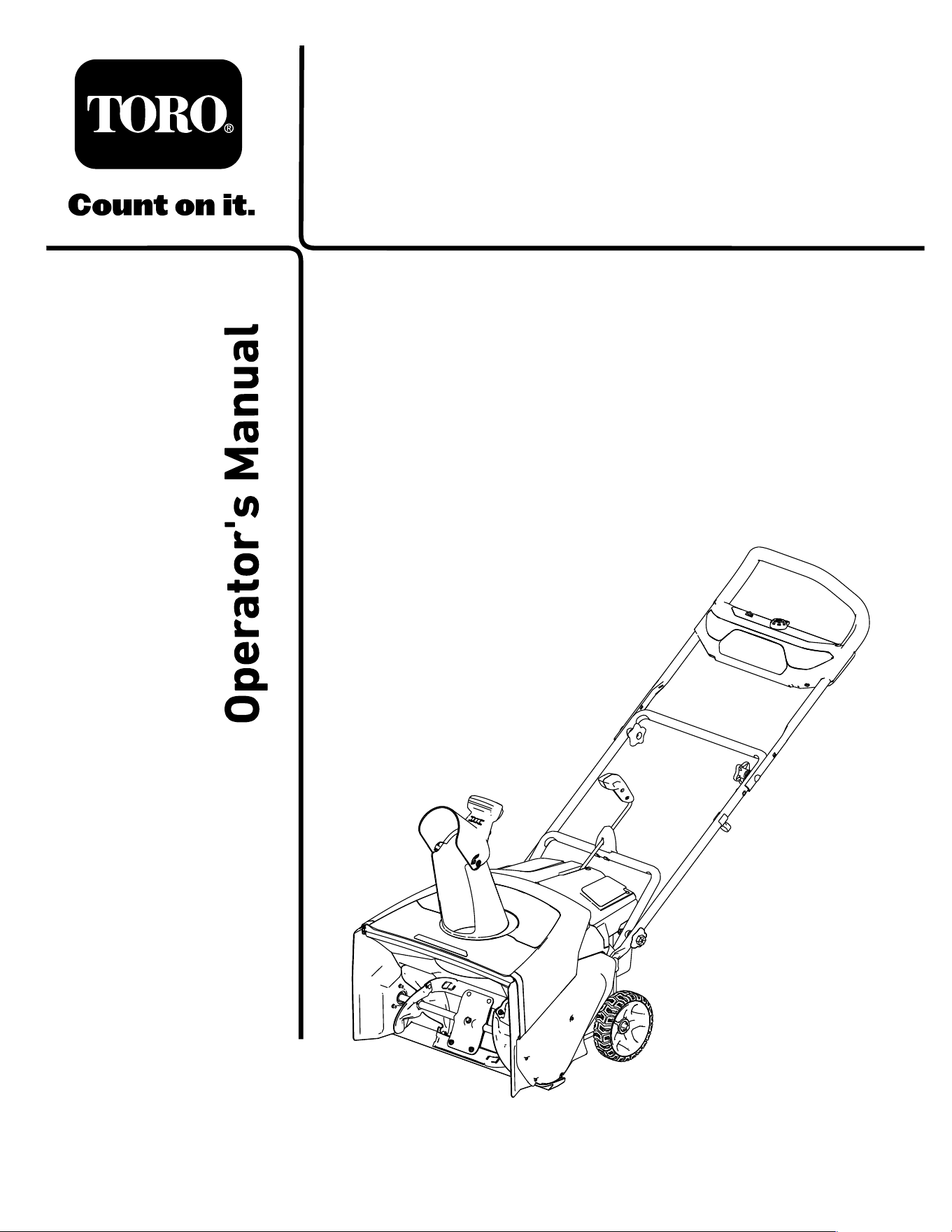 Toro 39901 Power Clear 60-volt 21-in Single-stage Push User Manual