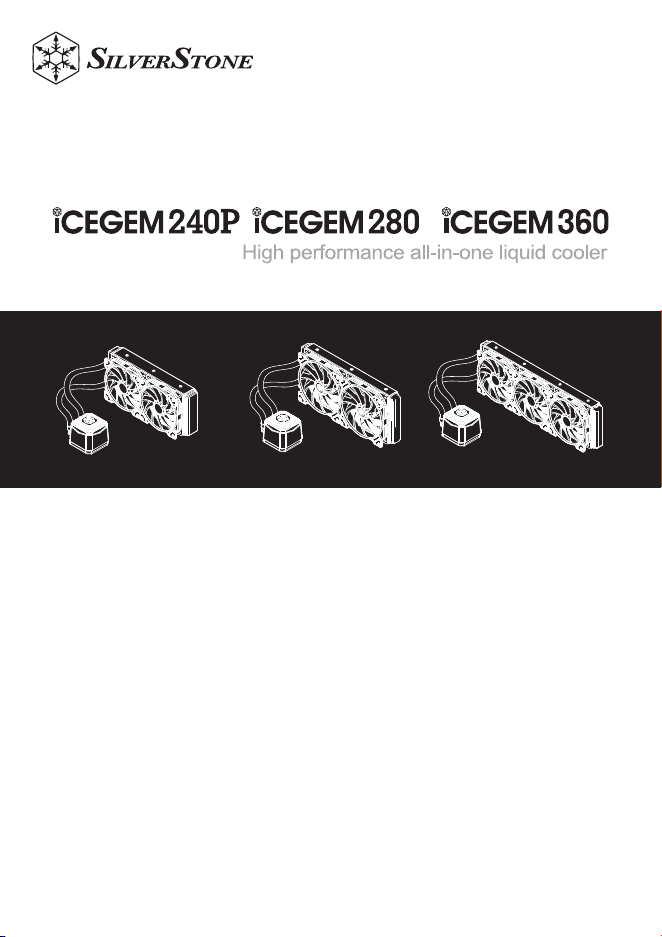 SilverStone SST-IG360-ARGB IceGem 360mm high-performance User Manual